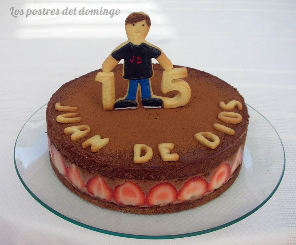 Chocolate y fresas para el cumpleaños de Juan de Dios - Los postres del ...