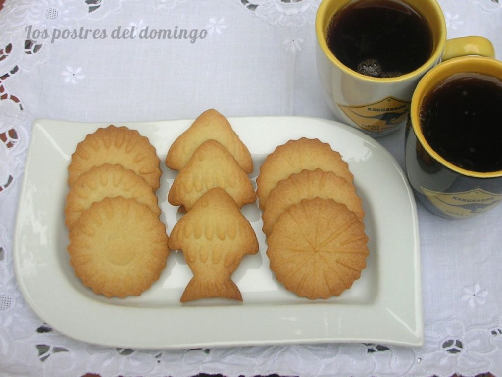 Galletas con relieve - Los postres del domingo