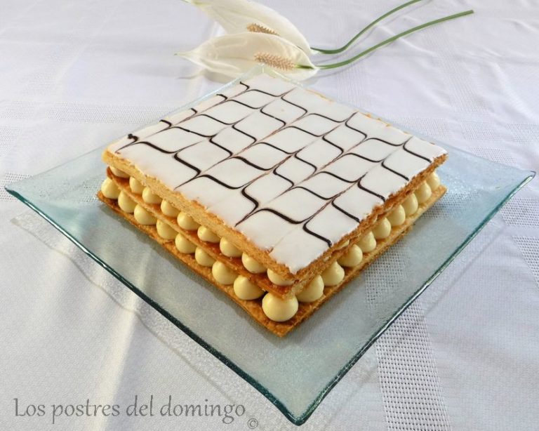 Milhojas Napoleón - Los postres del domingo